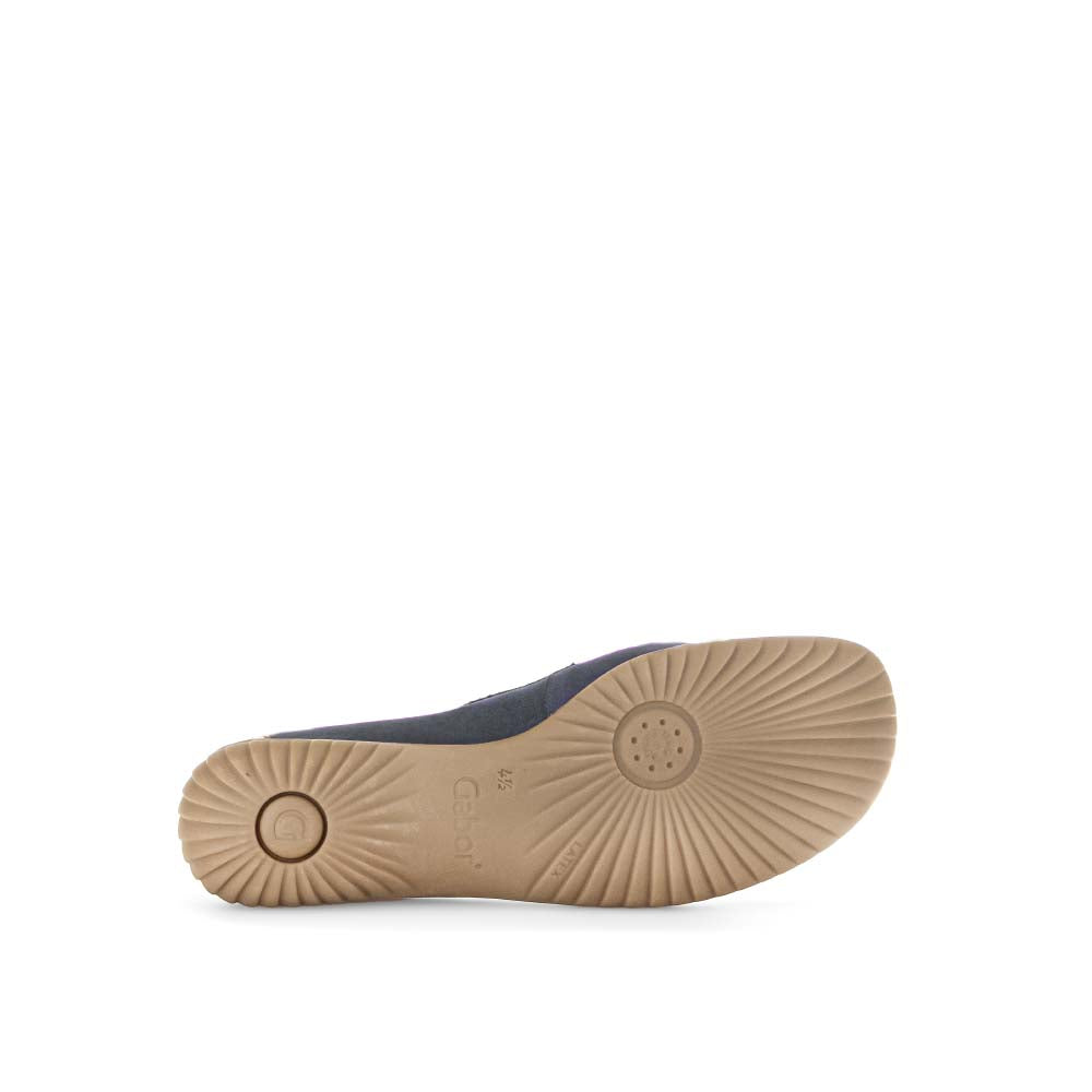 Gabor Summer Loafer Navy/New Whiskey – Cinders Shoe Heaven